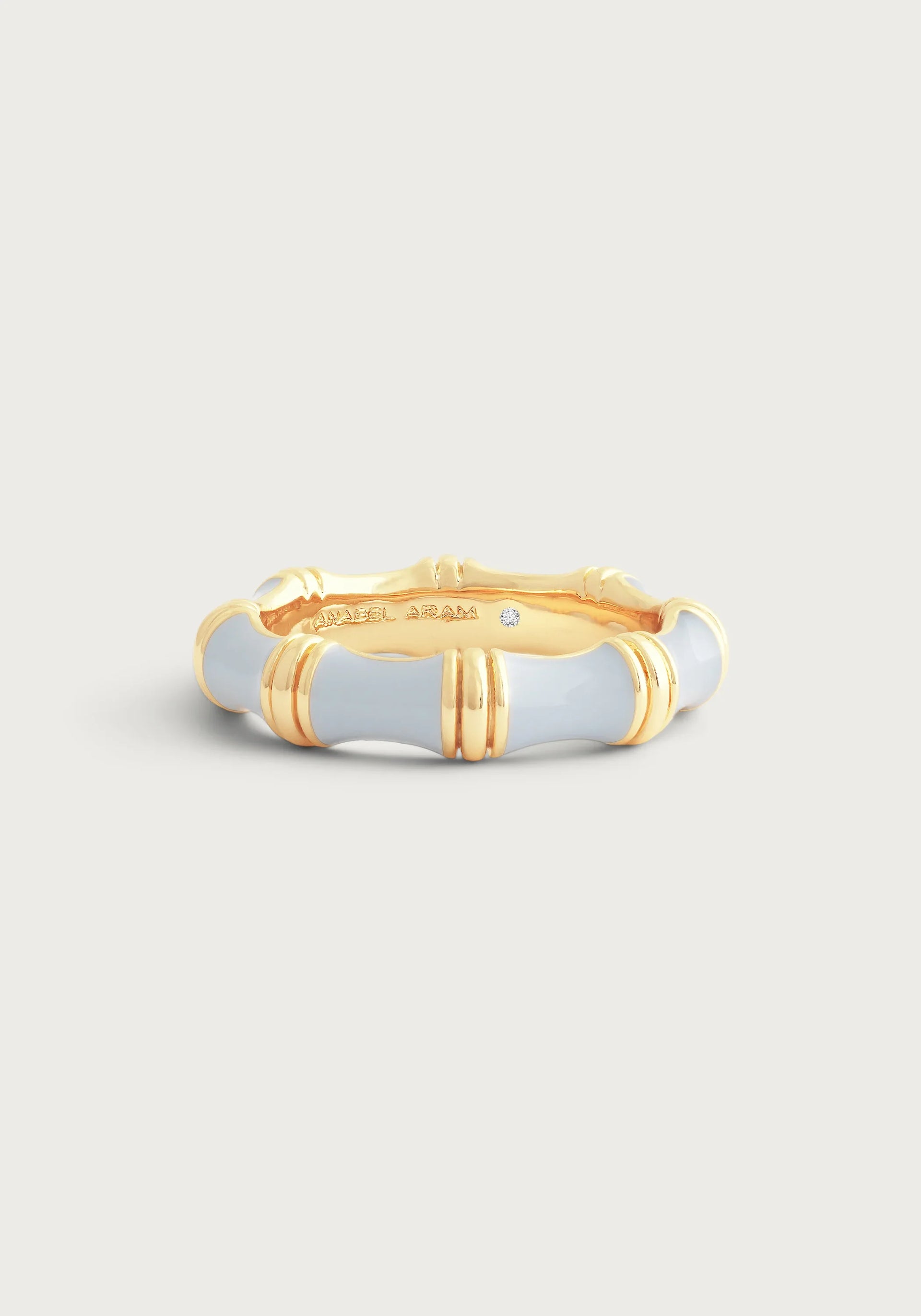 Bamboo Enameled Ring – Anabel Aram
