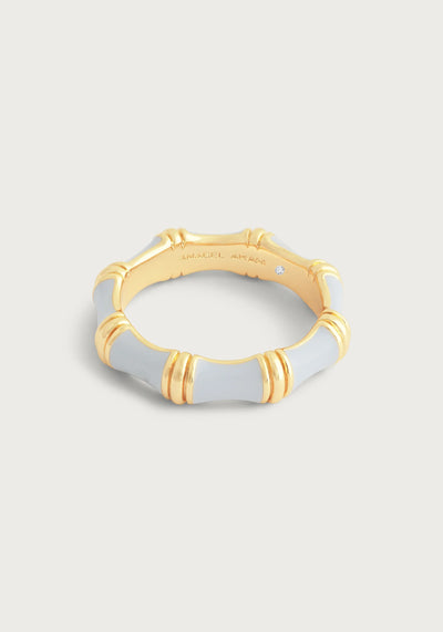 Bamboo Enameled Ring – Anabel Aram