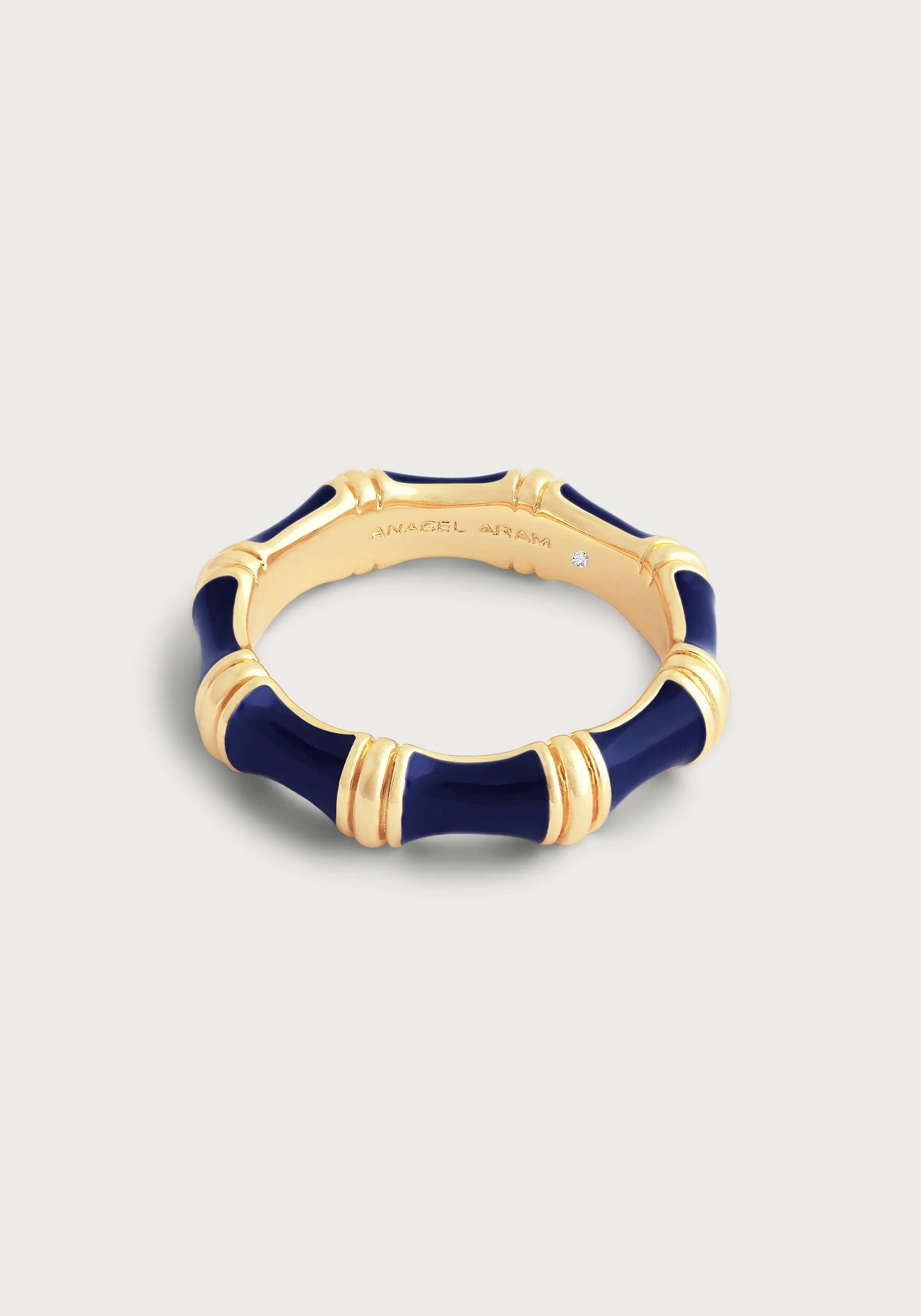 Bamboo Enameled Ring – Anabel Aram