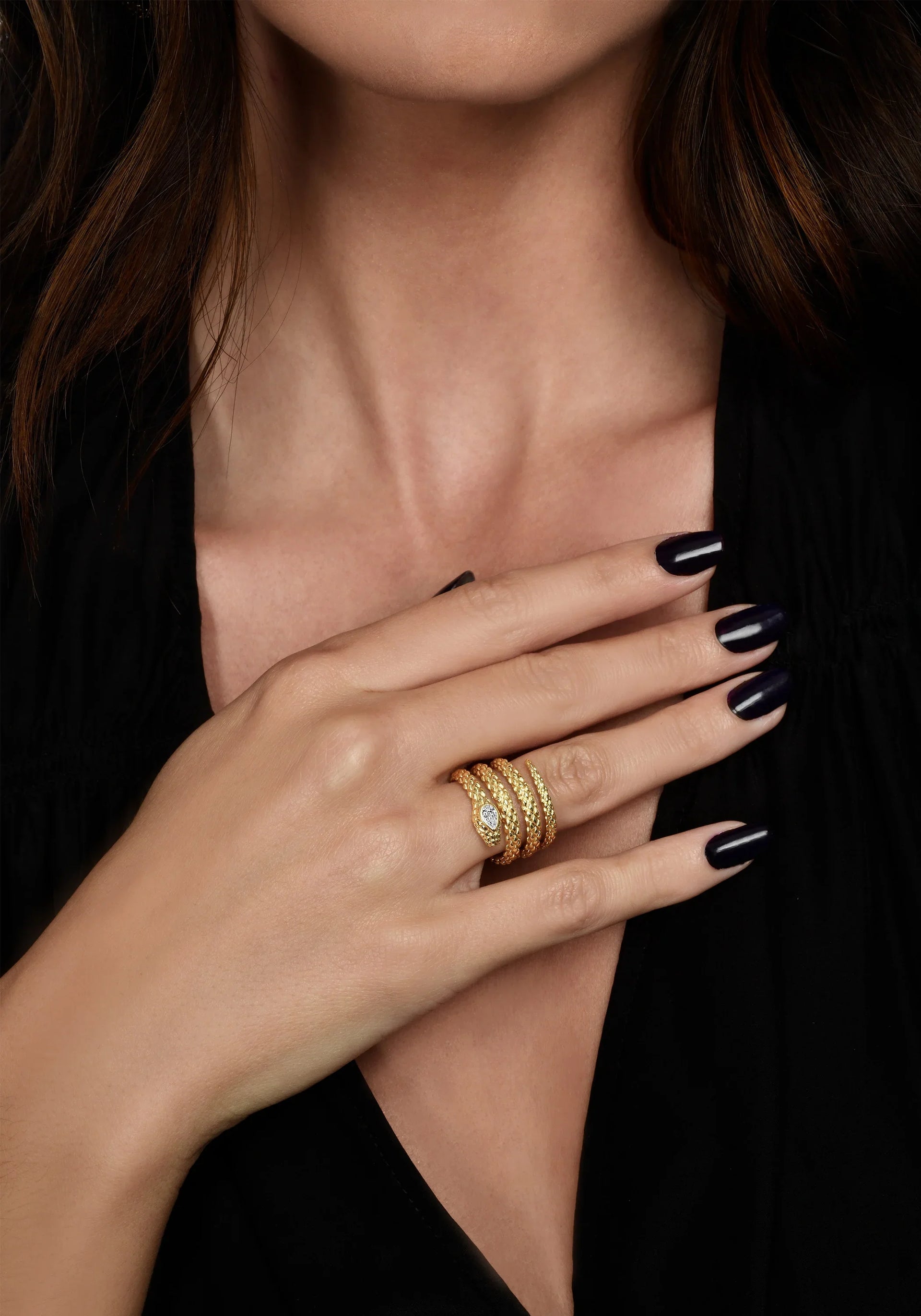 Serpent Wrap Ring – Anabel Aram