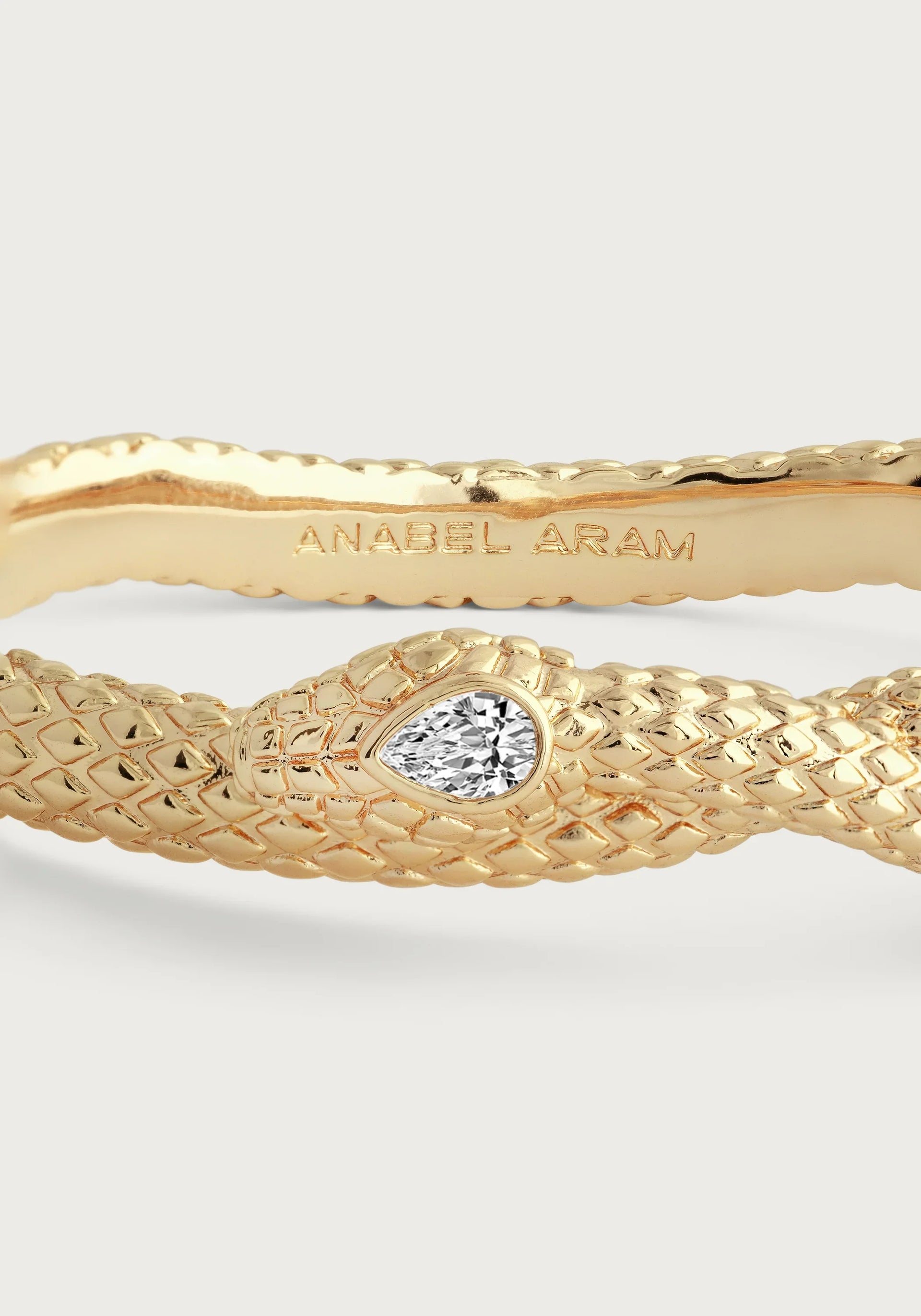 Serpent Hinged Bangle – Anabel Aram