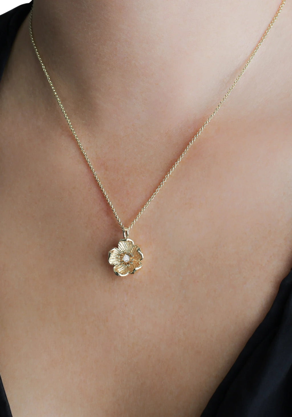 Wildflowers Gold Pendant Necklace – Anabel Aram