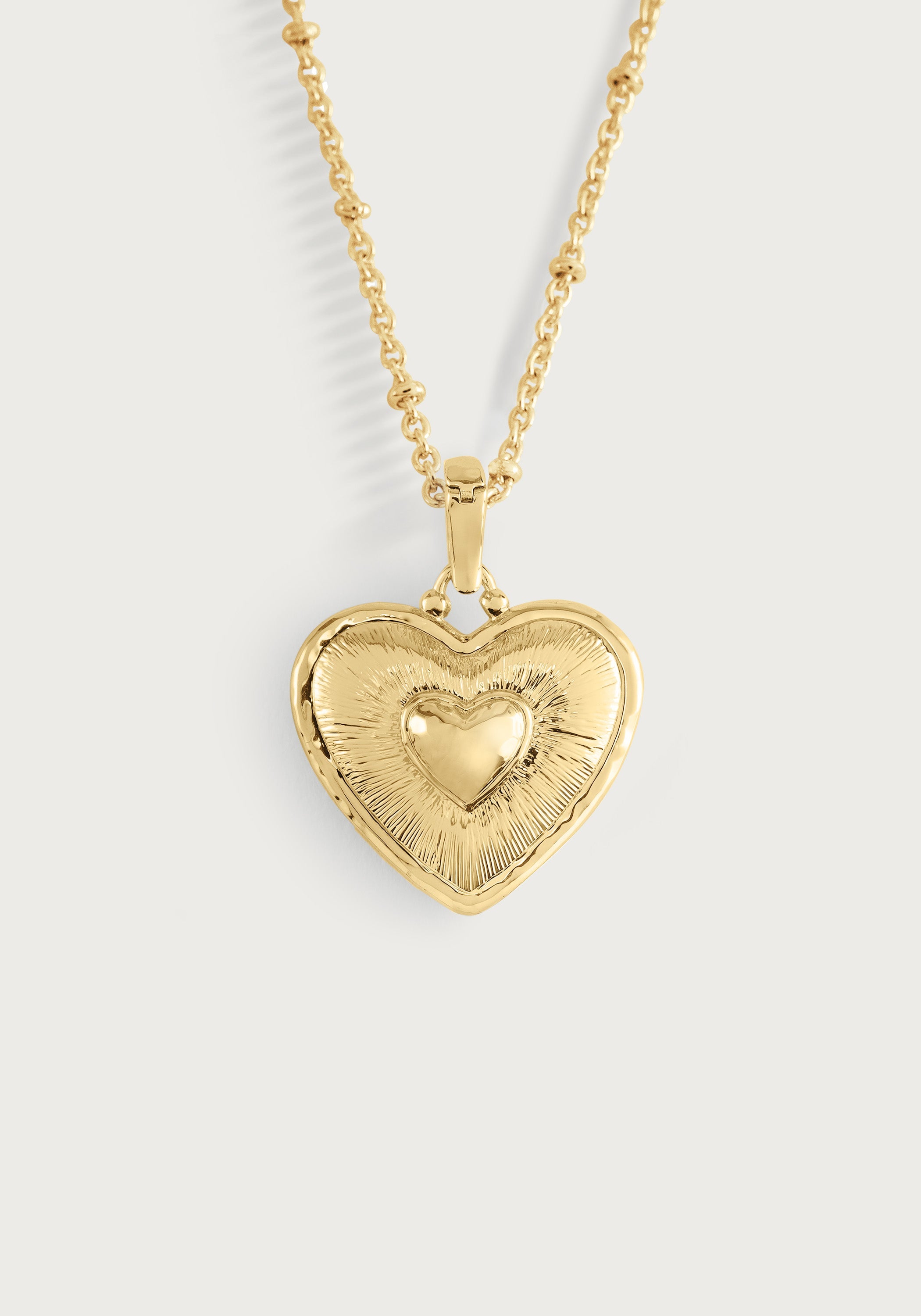 Heart Radiant Gold Charm – Anabel Aram