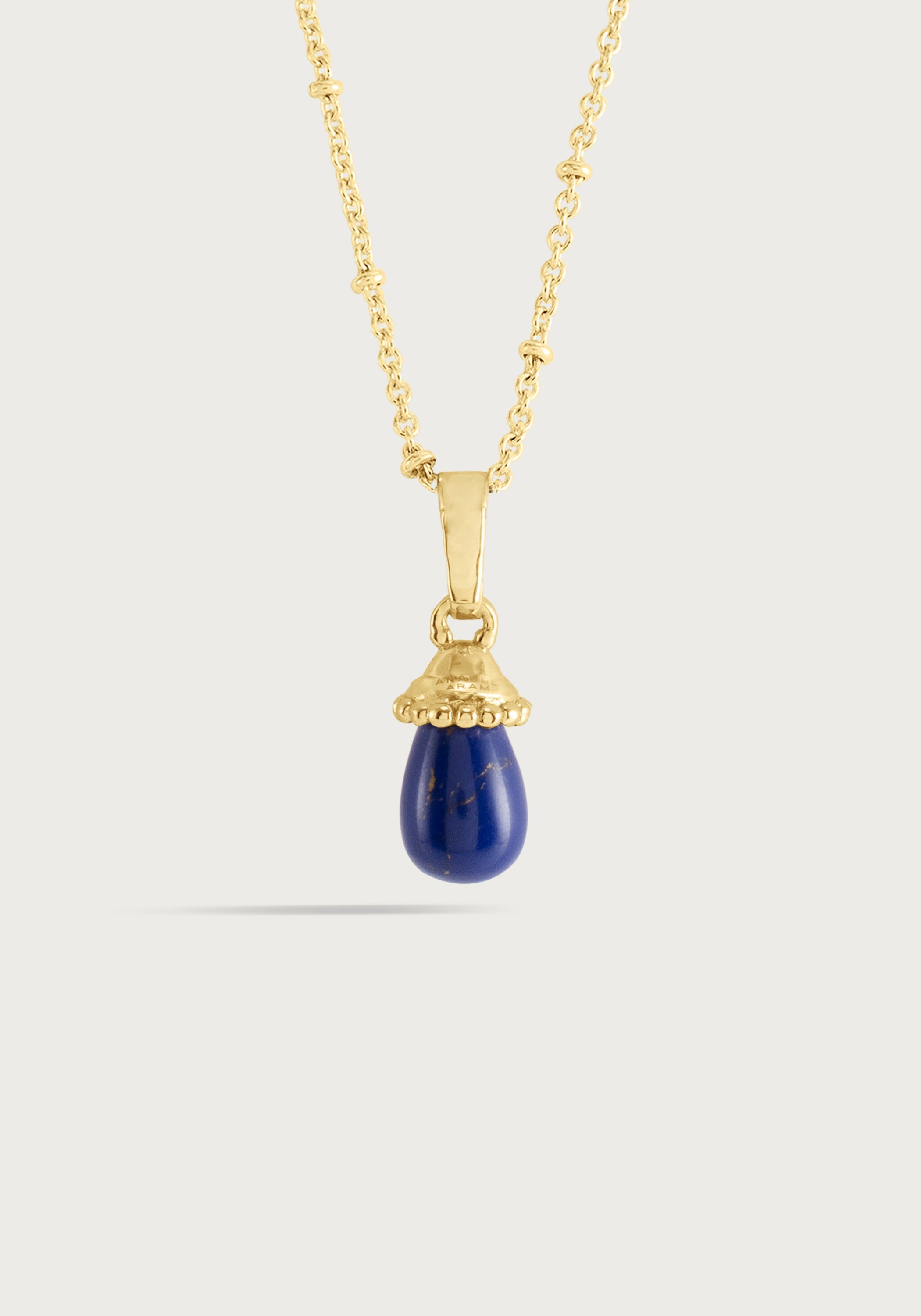 Forza Stone Drop Charm, Lapis – Anabel Aram