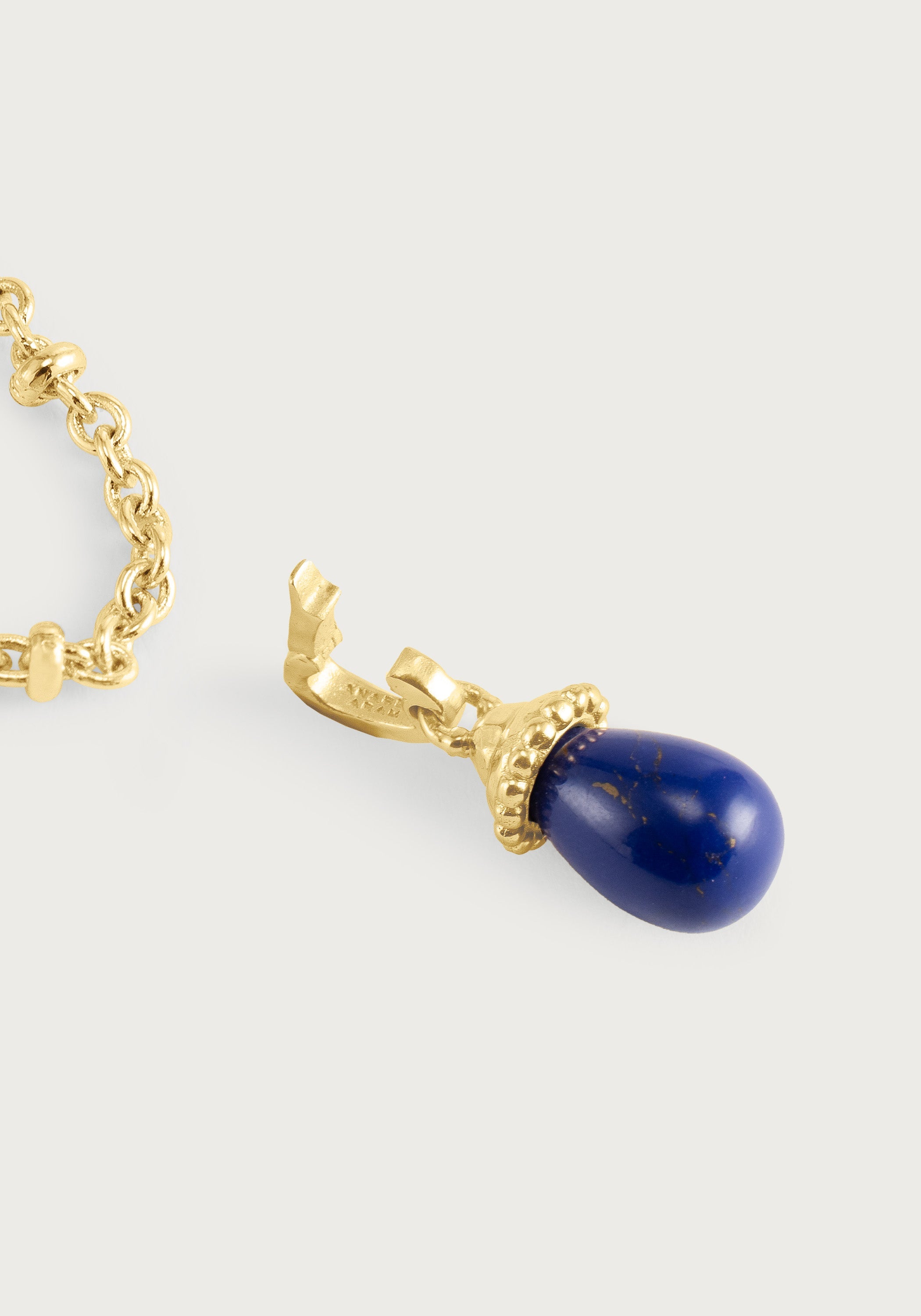 Forza Stone Drop Charm, Lapis – Anabel Aram