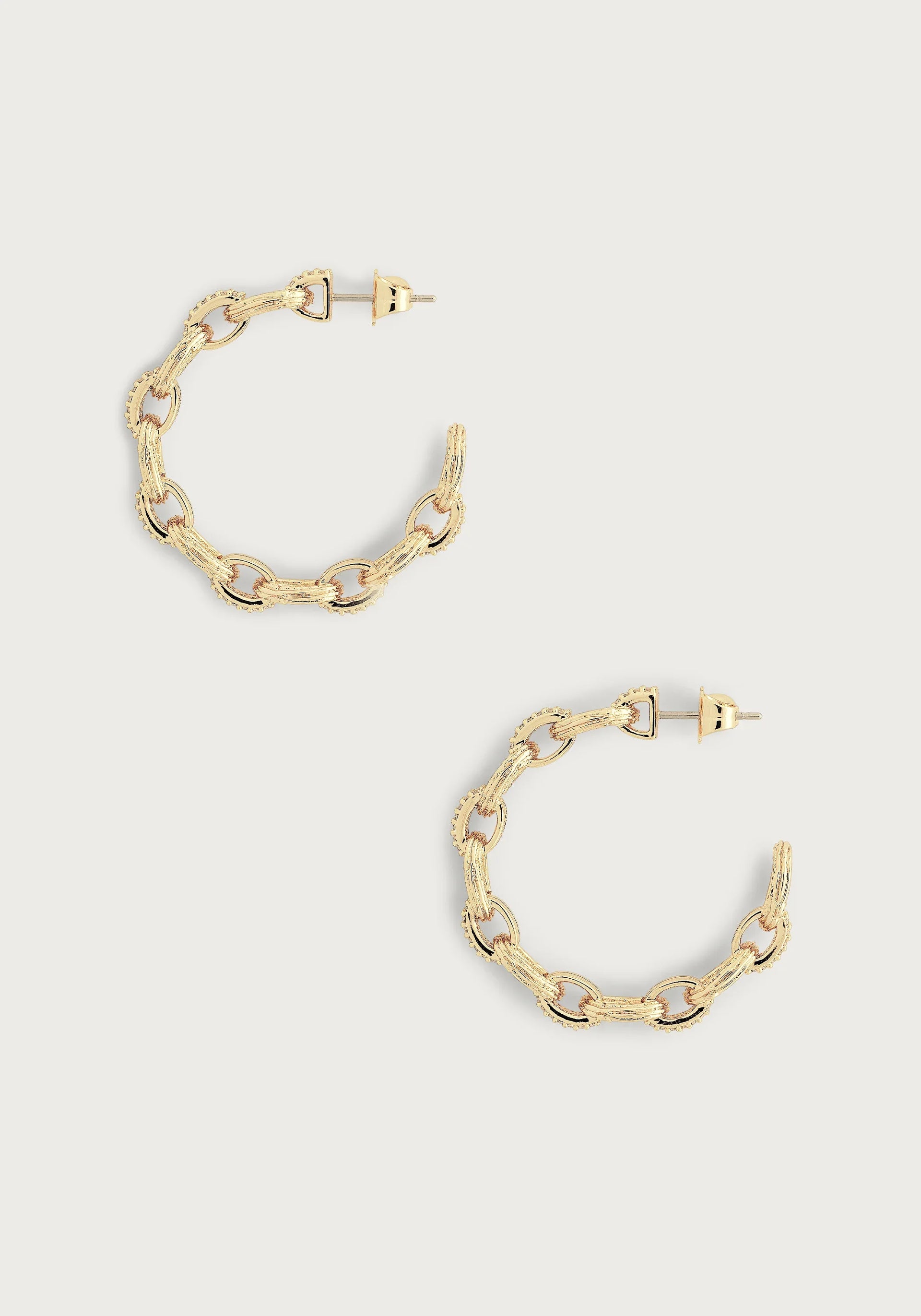 Enchanted Forest Chain Hoop Earrings – Anabel Aram