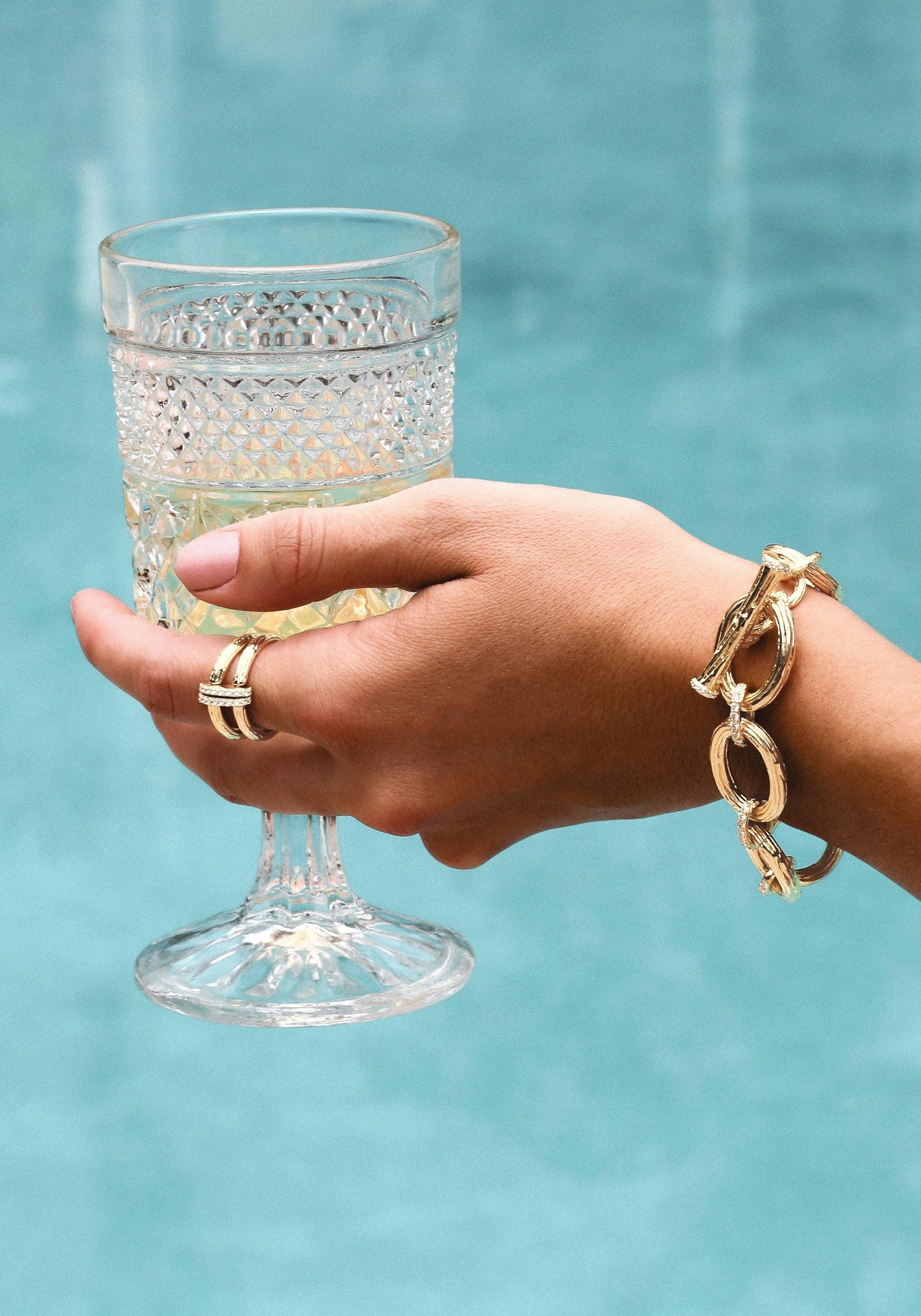 Enchanted Forest Chain Double Ring – Anabel Aram