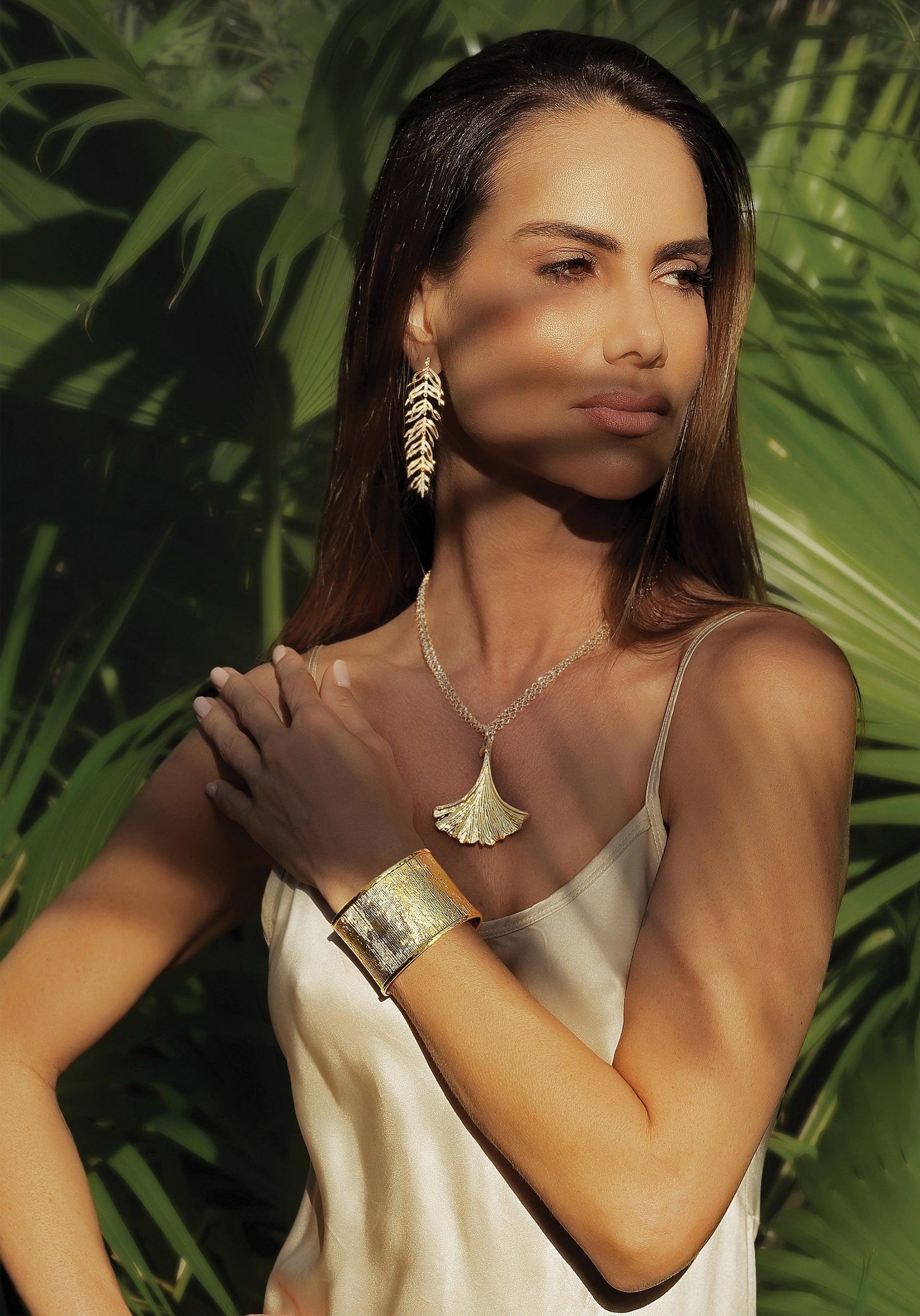 Ginkgo Pendant Necklace – Anabel Aram